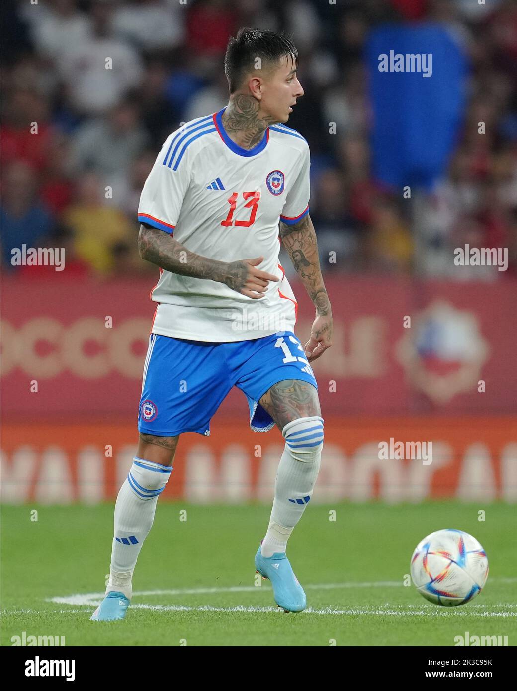 Erick Pulgar of Chile during the international friendly match between ...