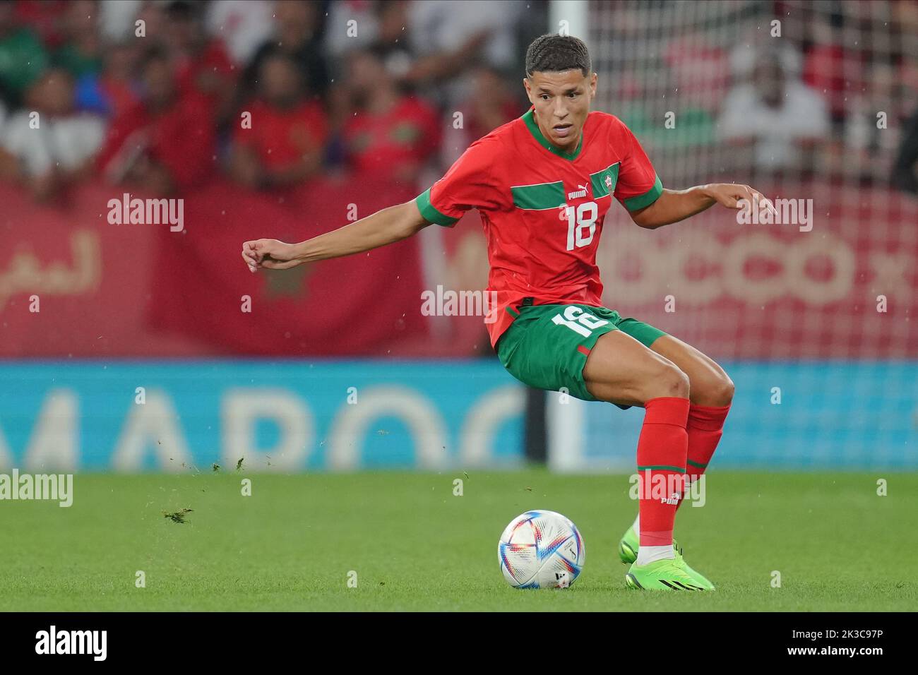 Amine Harit of Morocco during the international friendly match between ...
