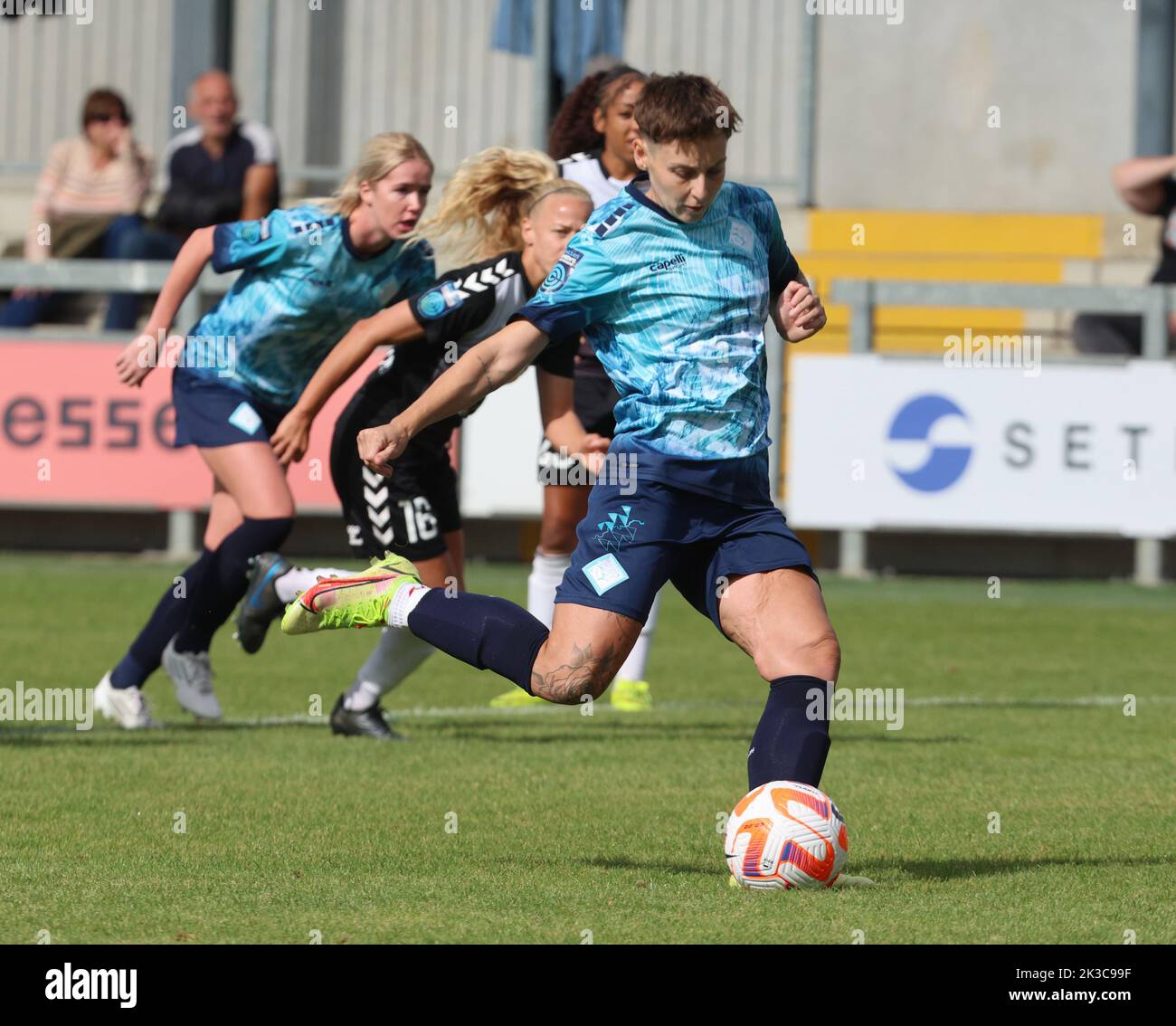 DARTFORD ENGLAND - SEPTEMBER 25 : Sarah Ewens of London City Lionesses ...