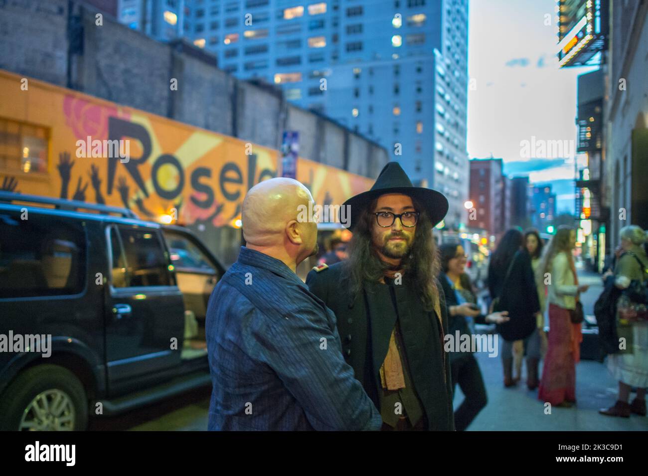 Julian Lennon after appearing on David Letterman Late Show at Ed ...