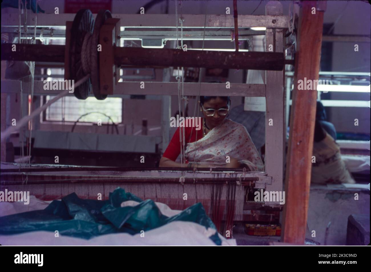 Paithani saree weaving hi-res stock photography and images - Alamy