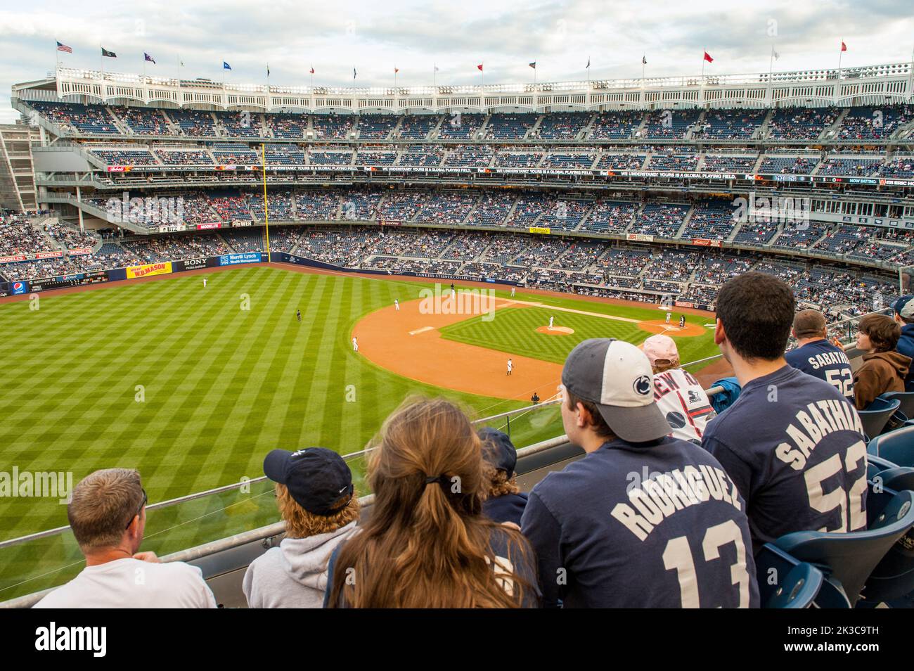 Yankee Stadium in Bronx. The stadium, home of the New York Yankees ...