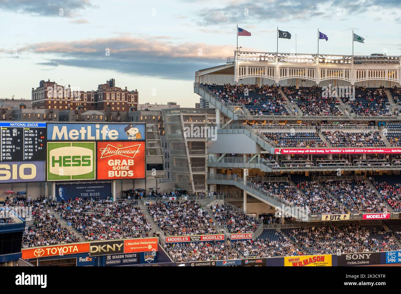 Yankee Stadium in Bronx. The stadium, home of the New York Yankees ...