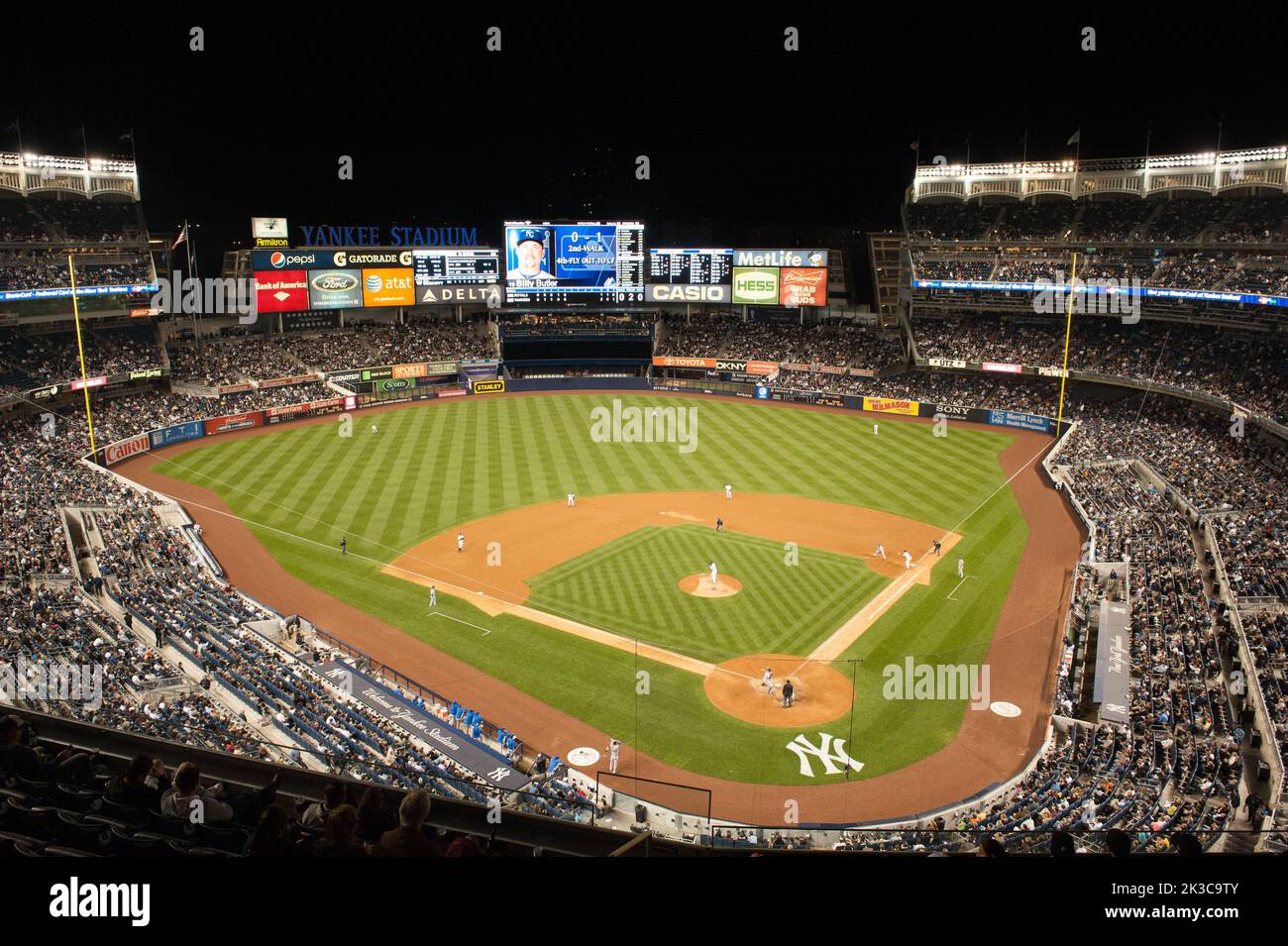 Yankee Stadium in Bronx. The stadium, home of the New York Yankees ...
