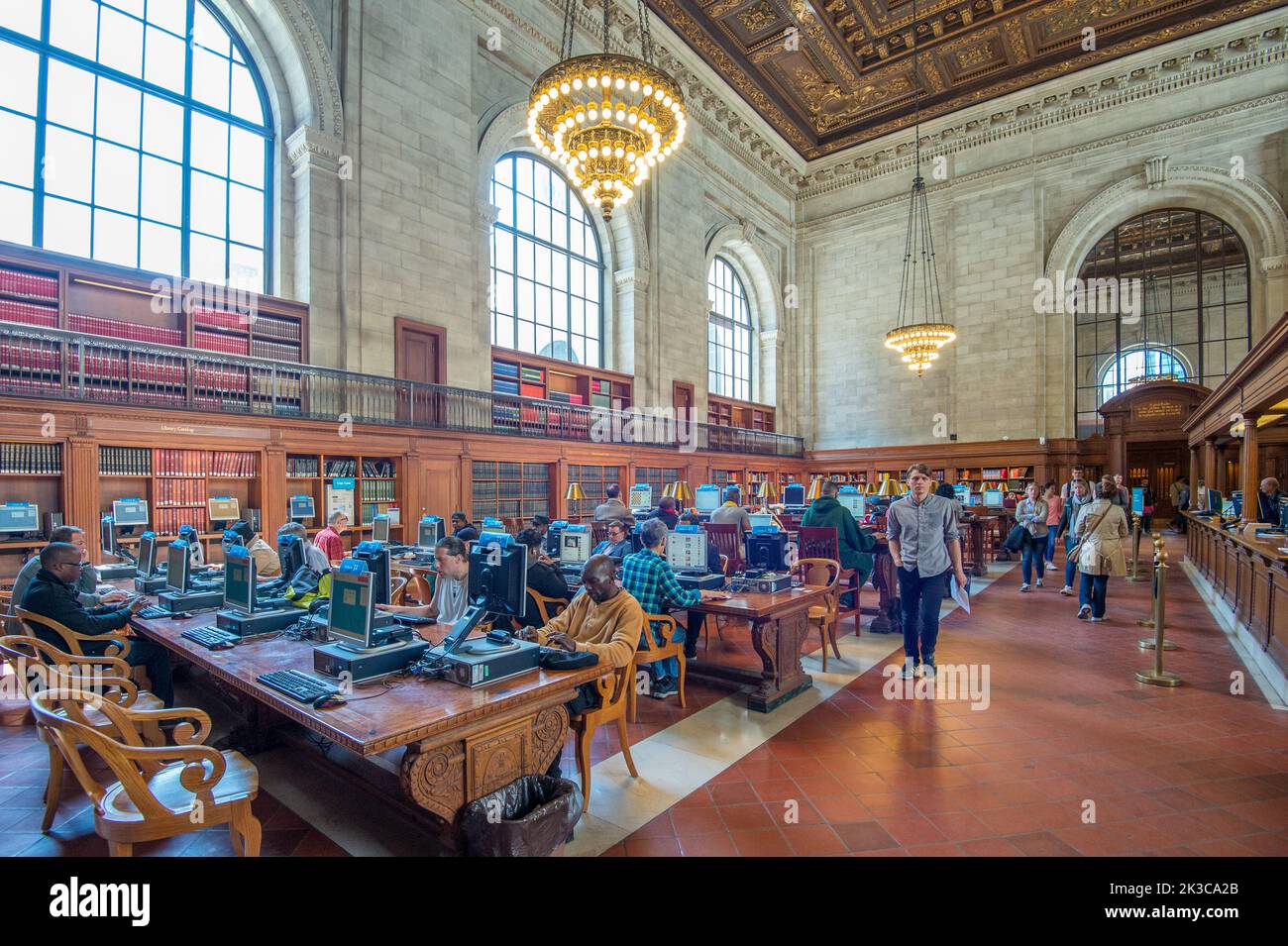 New York Public Library established in 1895 is the fourth largest ...