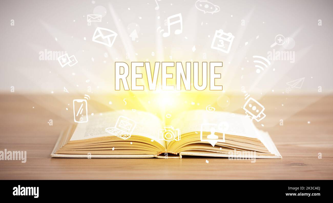 open book with business inscription Stock Photo - Alamy