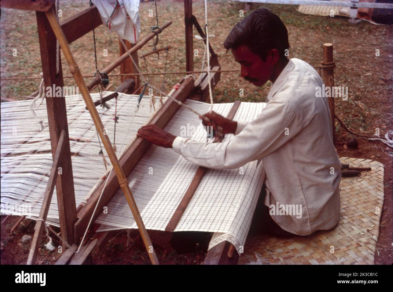 Pit Loom, Cotton Stock Photo - Alamy