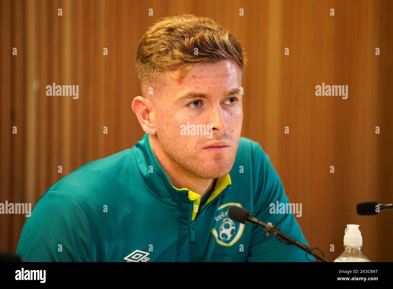 Republic of ireland training and press conference aviva stadiu hi-res ...