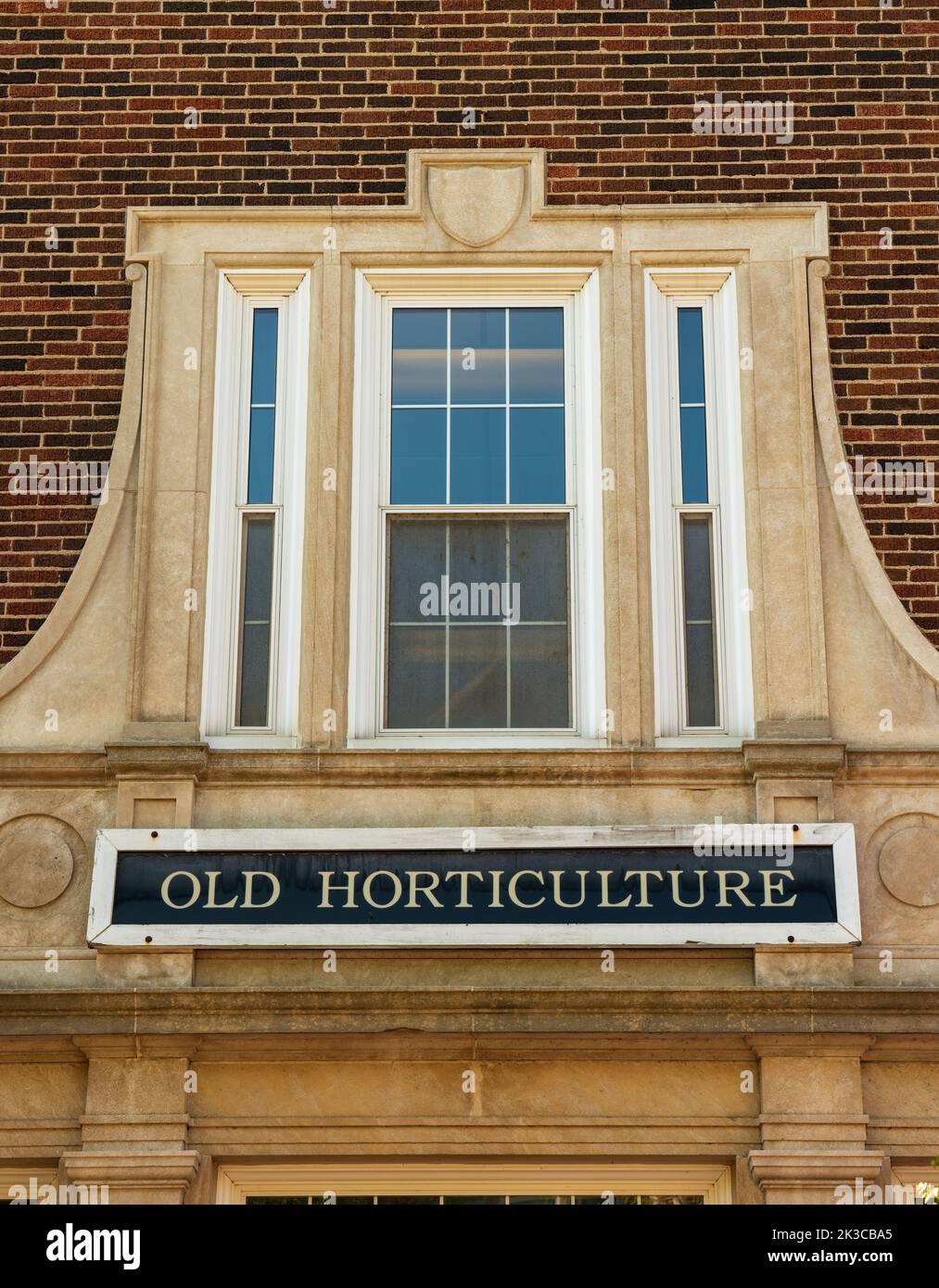 East Lansing MI - May 14, 2022: Sign for the old Horticulture Building ...