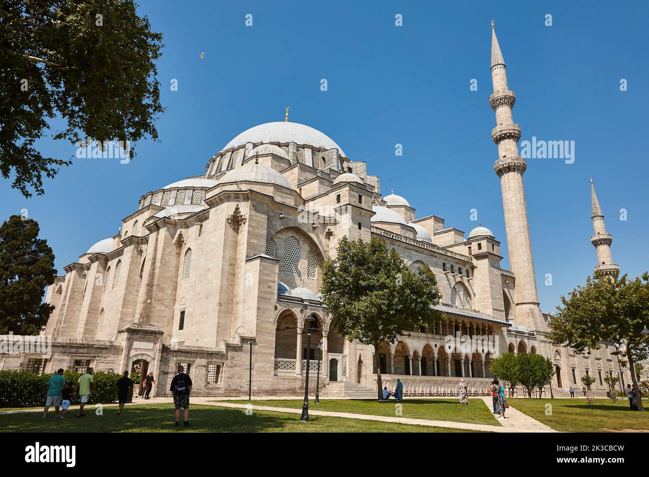 Suleymaniye old historical mosque with minarets. Istanbul landmark, Turkey Stock Photo - Alamy