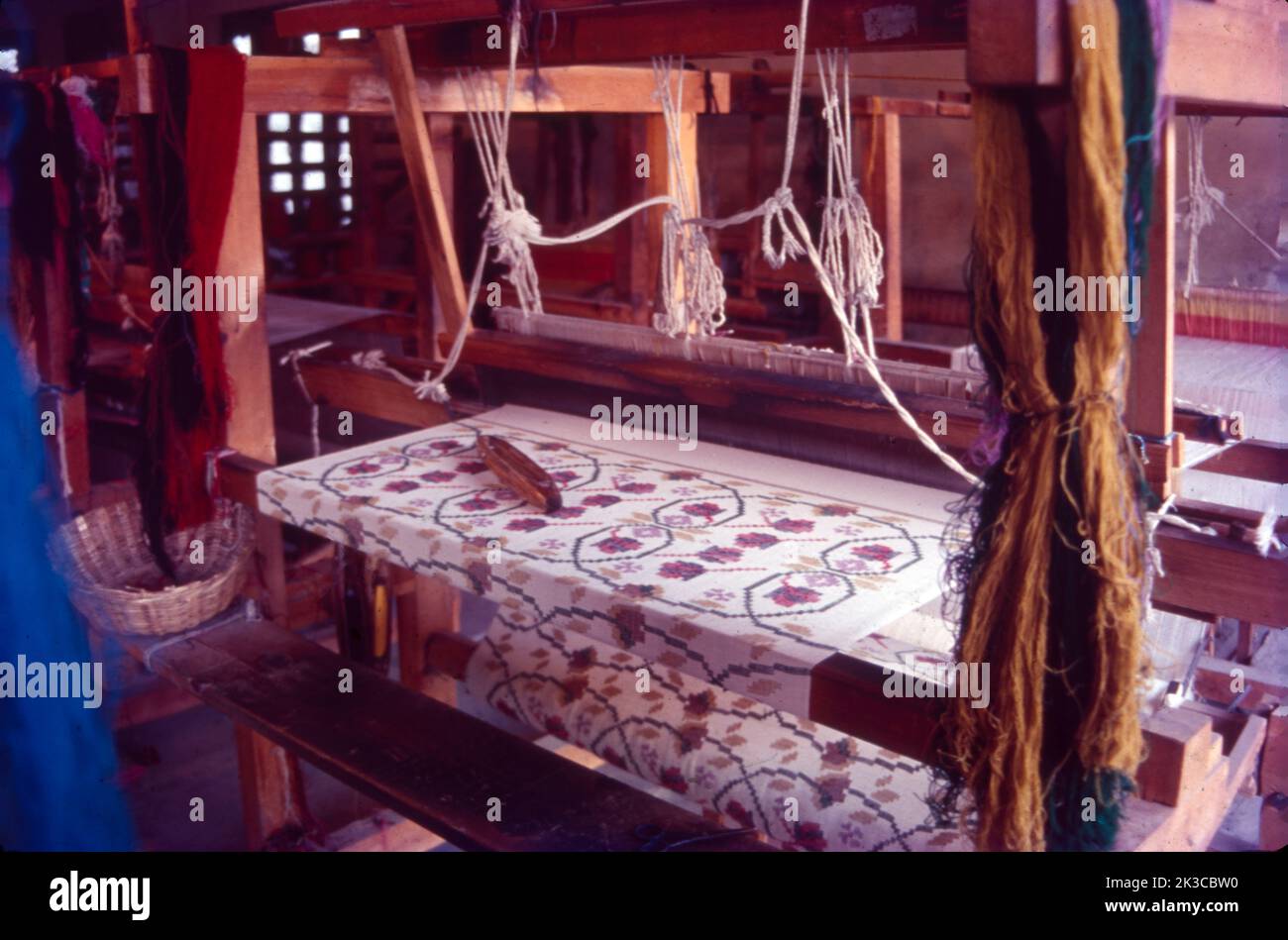 Shawl Weaving, Kullu, Himachal Pradesh Stock Photo - Alamy