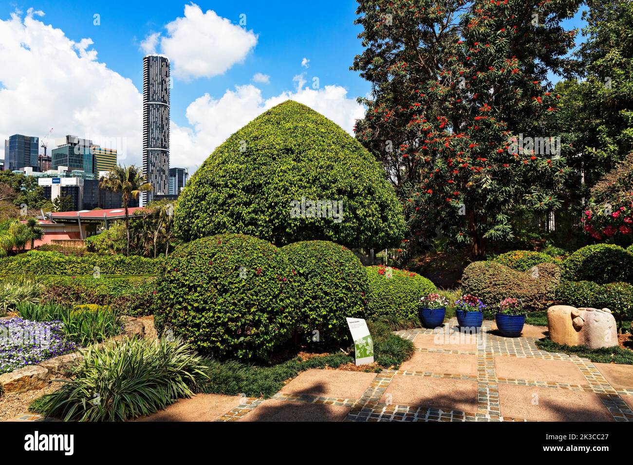 Brisbane Australia / The beautiful Roma Street Gardens in Spring Hill ...