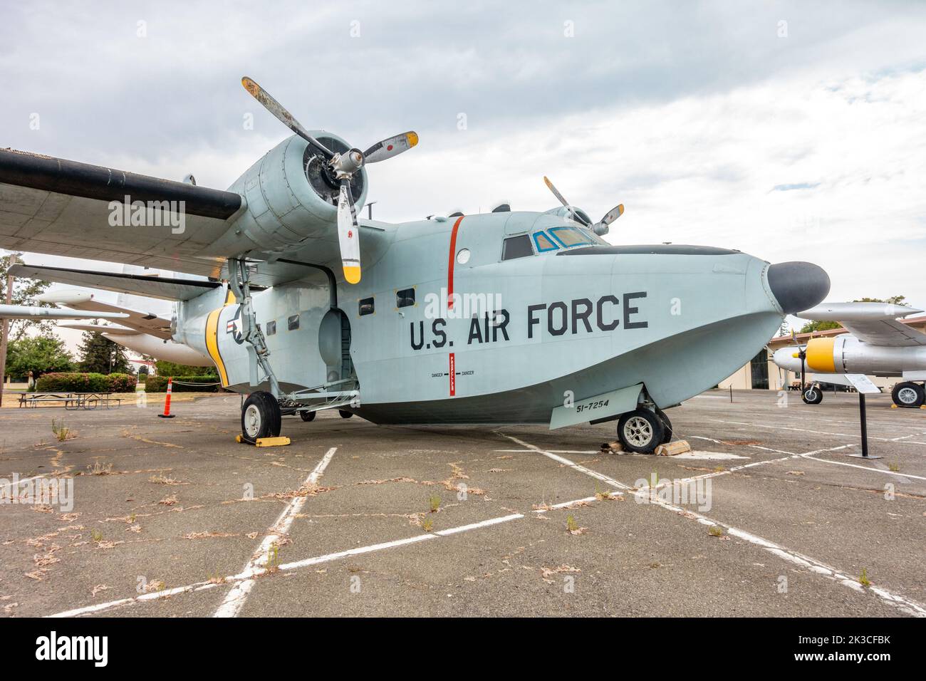 An American Grumman SA-16 Albatross amphibious search and rescue plane ...