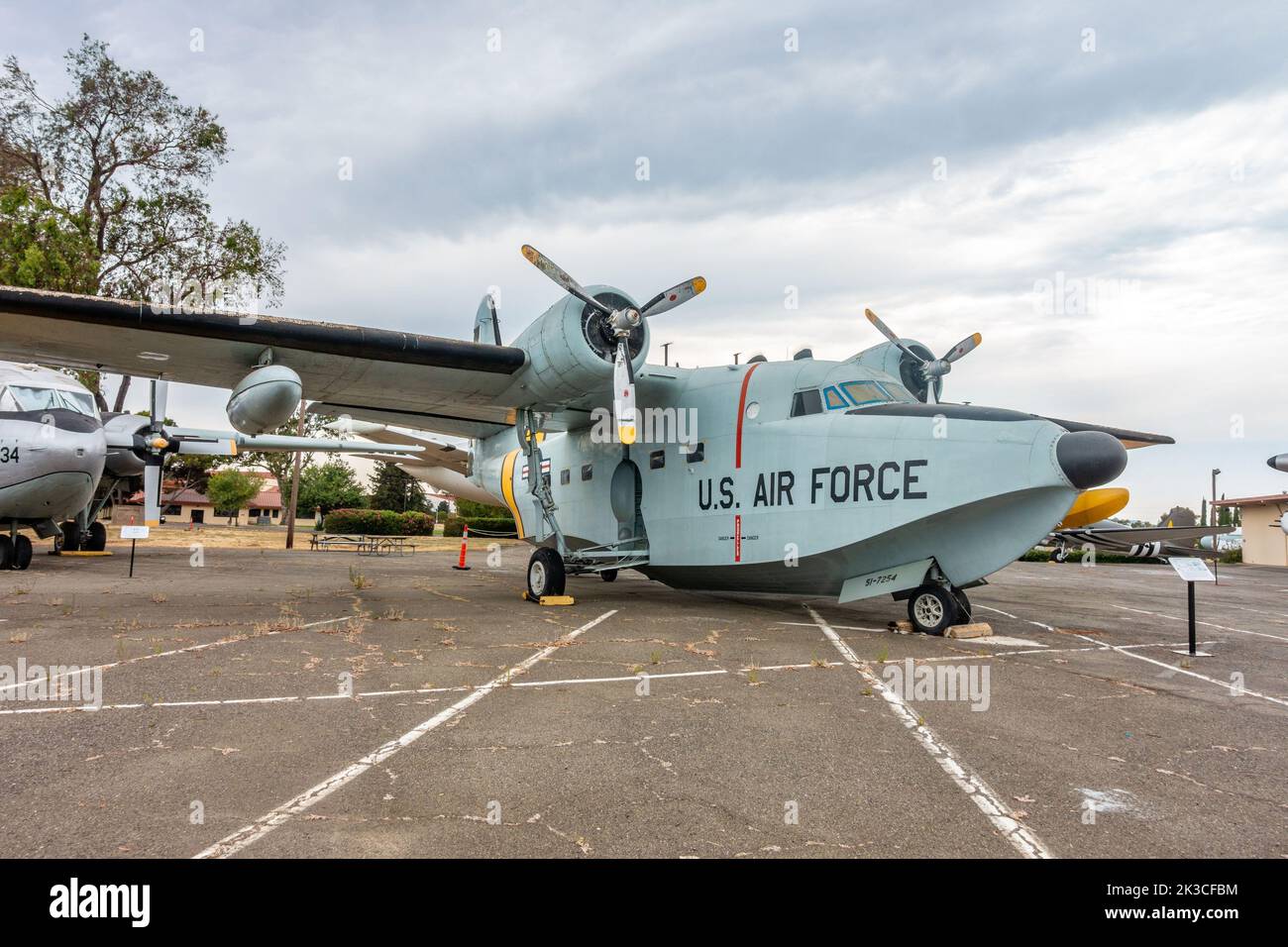 An American Grumman SA-16 Albatross amphibious search and rescue plane ...
