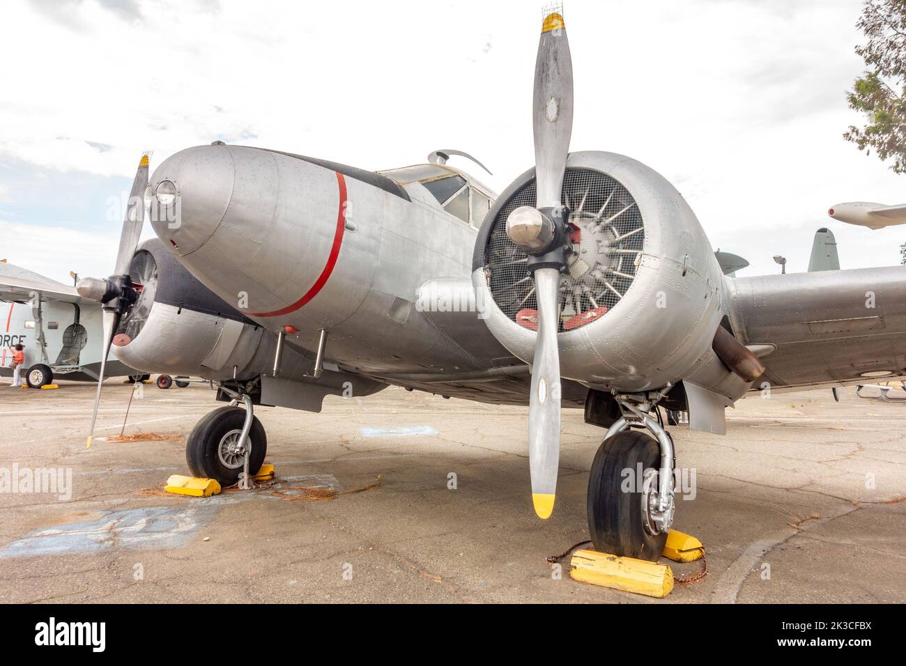 An American Beech C-45H Expeditor on display at The Travis Airforce ...