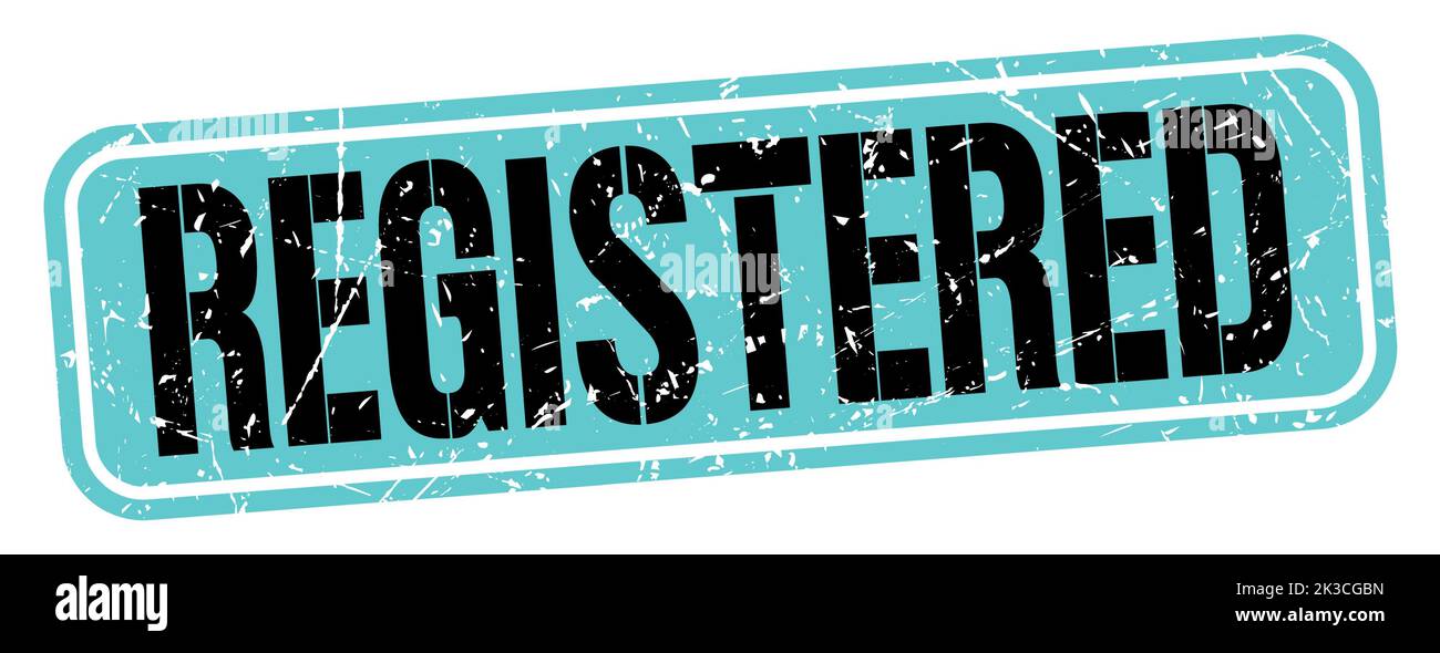 Registered stamp sign seal hi-res stock photography and images - Alamy