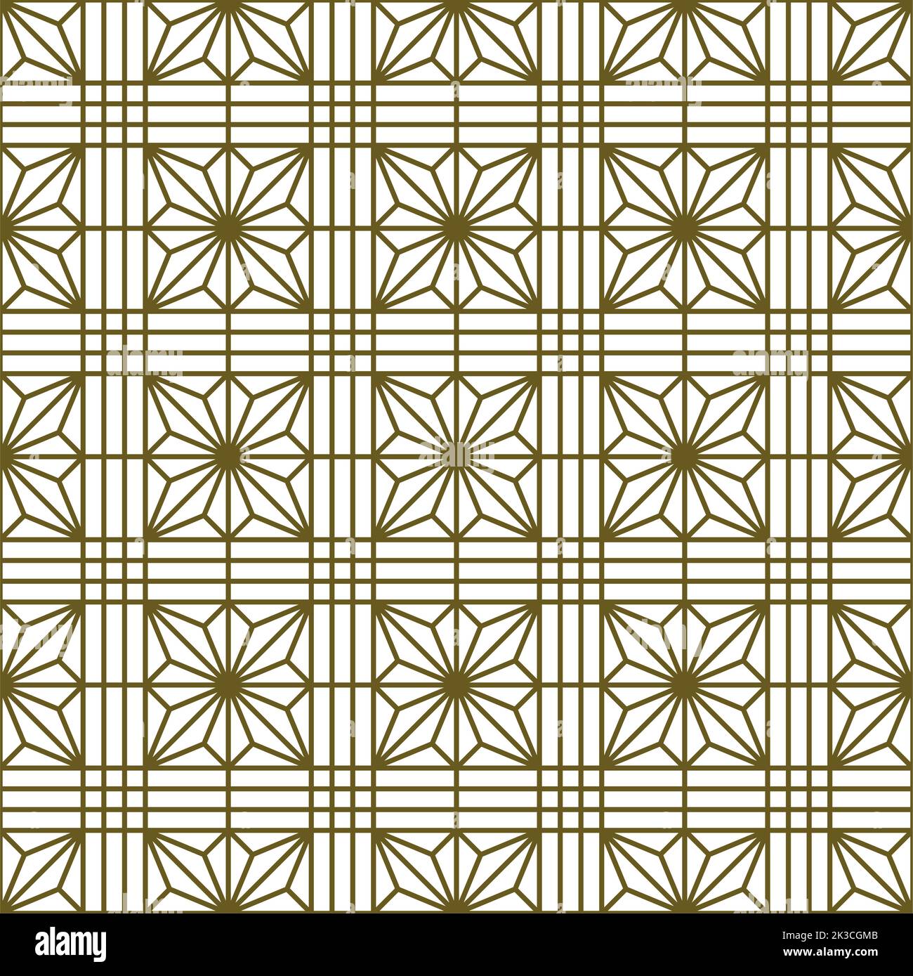 A seamless pattern based on elements of the traditional Japanese craft ...