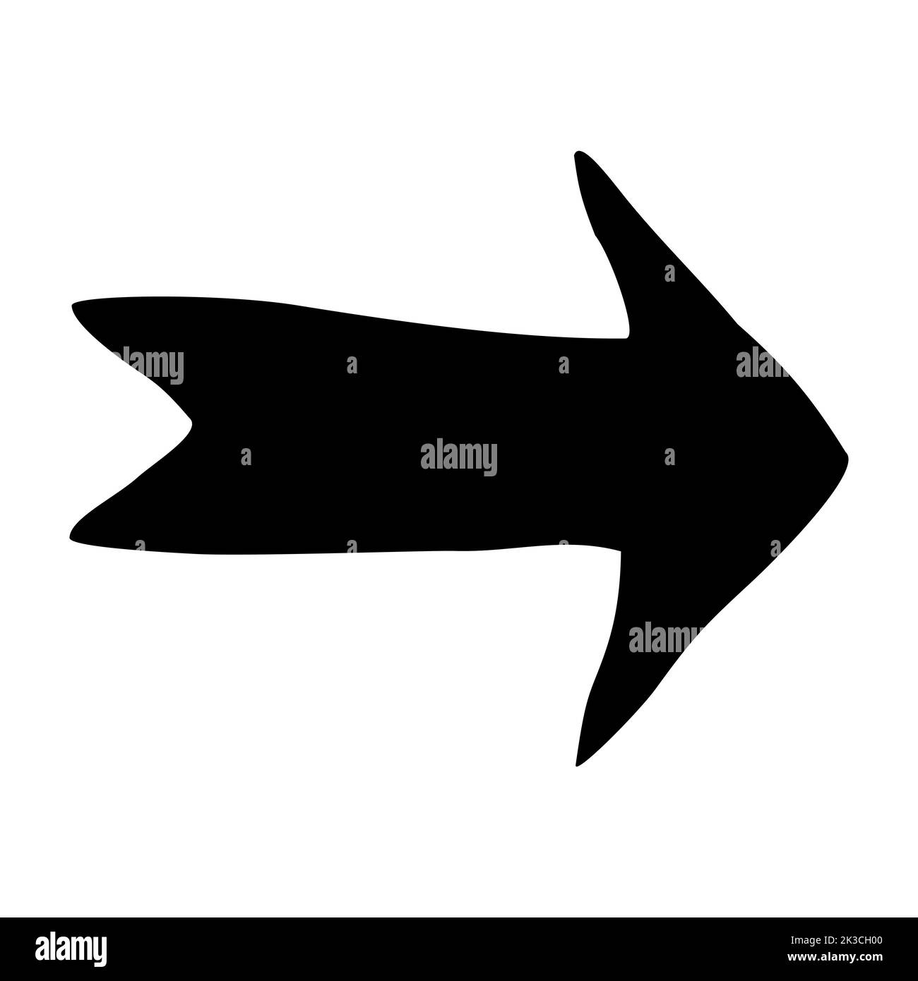 Doodle up arrow symbol hand drawn with thin line Stock Vector Image ...