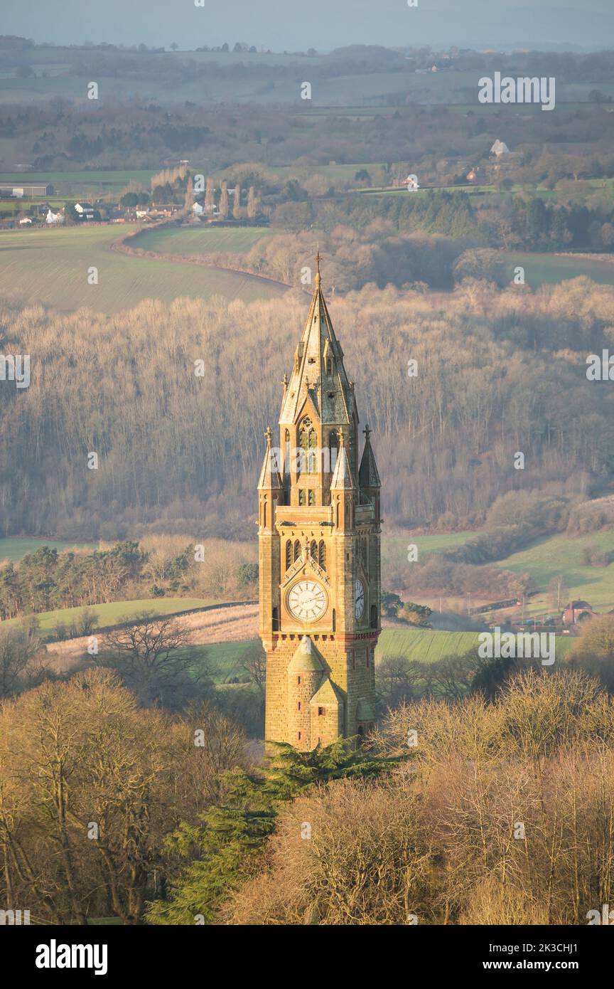 Abberley Clock Tower (locally known as 'Little Ben') in the grounds of ...