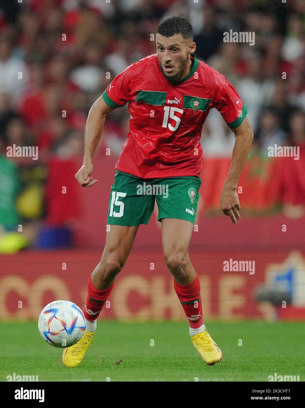 Selim Amallah of Morocco during the international friendly match ...