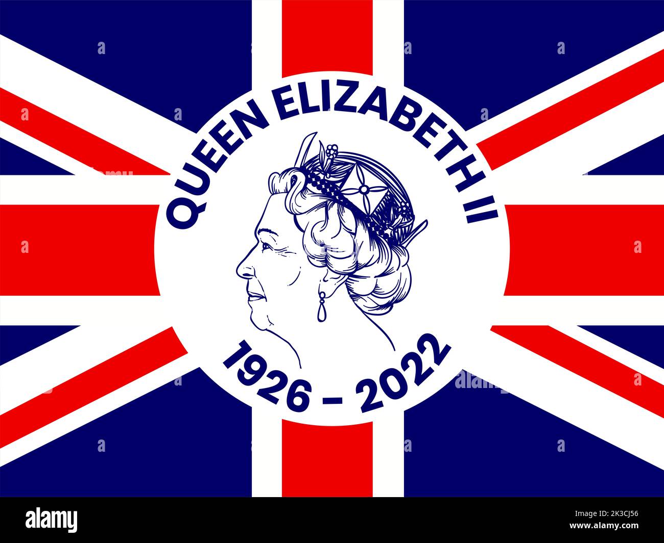 Queen Elizabeth II Emblem SVG PNG Pdf - Eemembrance Emblem - English ...