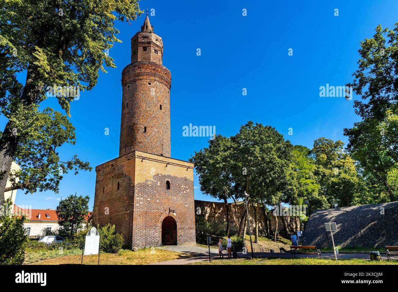 Stargard, Poland - August 11, 2022: Red Sea Tower Baszta Morze Czerwone ...