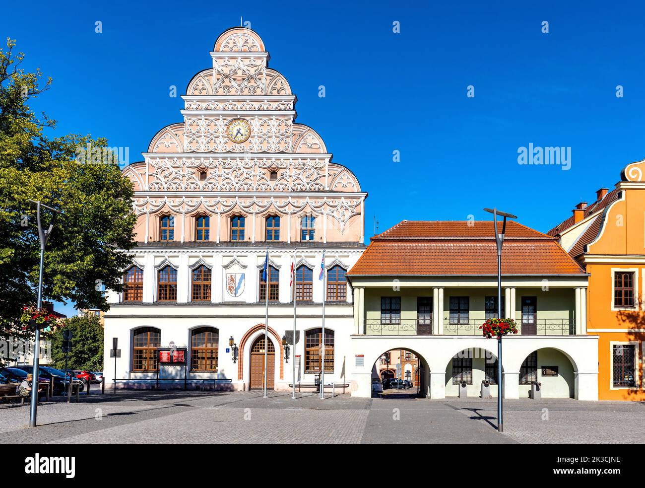 Stargard, Poland - August 11, 2022: Historic XIII century Town Hall ...