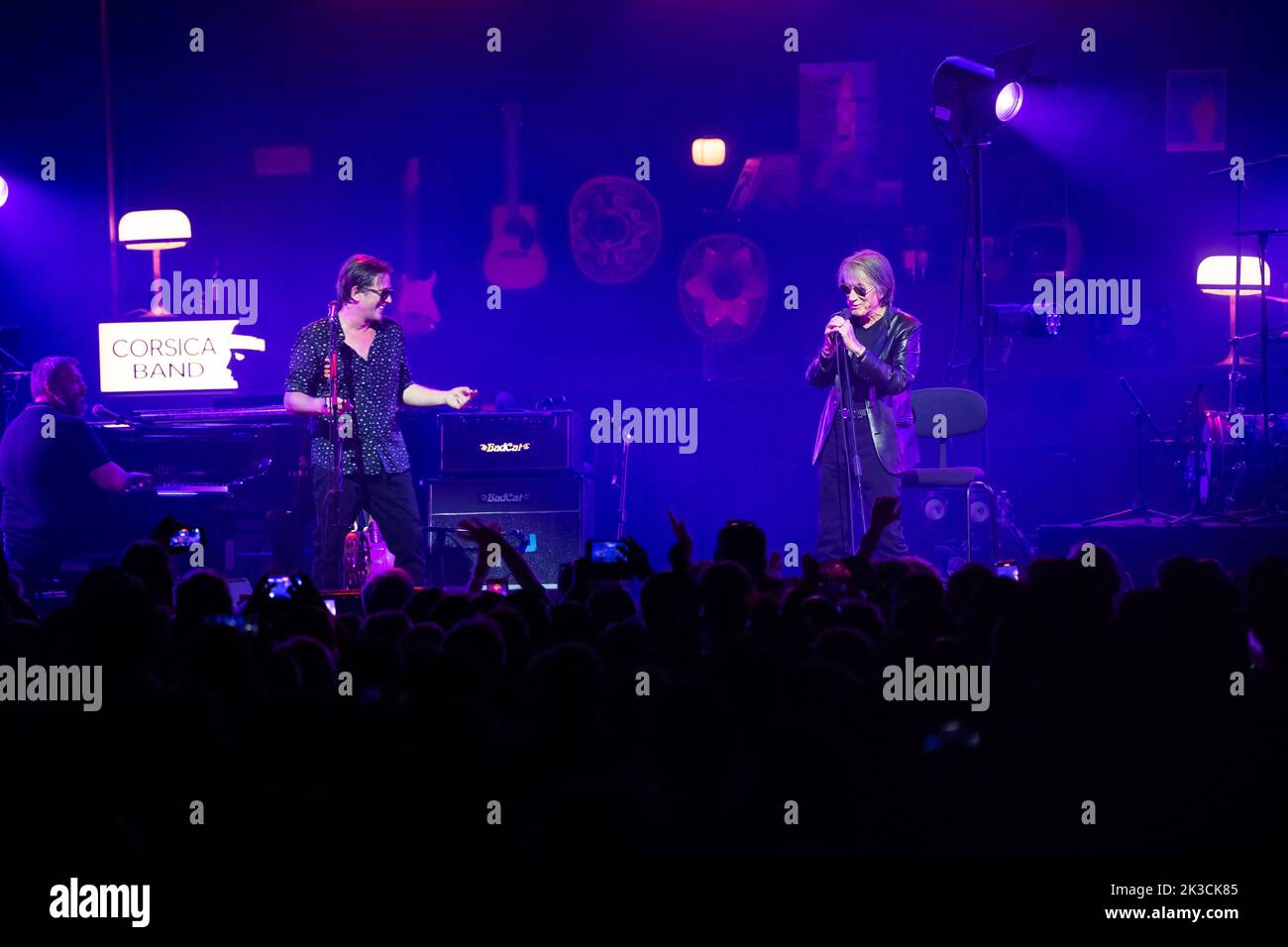 Dutronc and Dutronc (Jacques and Thomas Dutronc) perfoms at Montreux ...