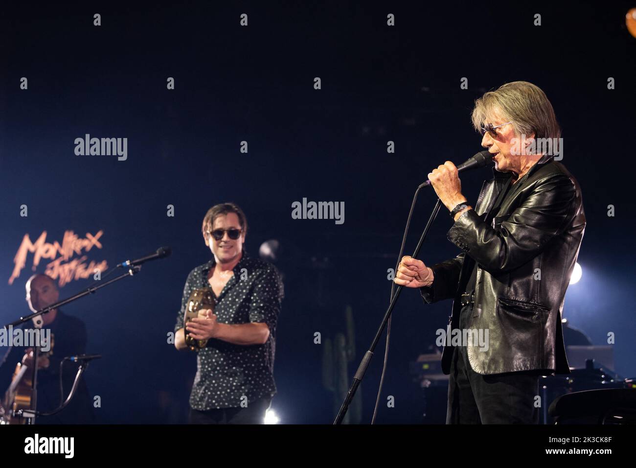 Dutronc and Dutronc (Jacques and Thomas Dutronc) perfoms at Montreux ...