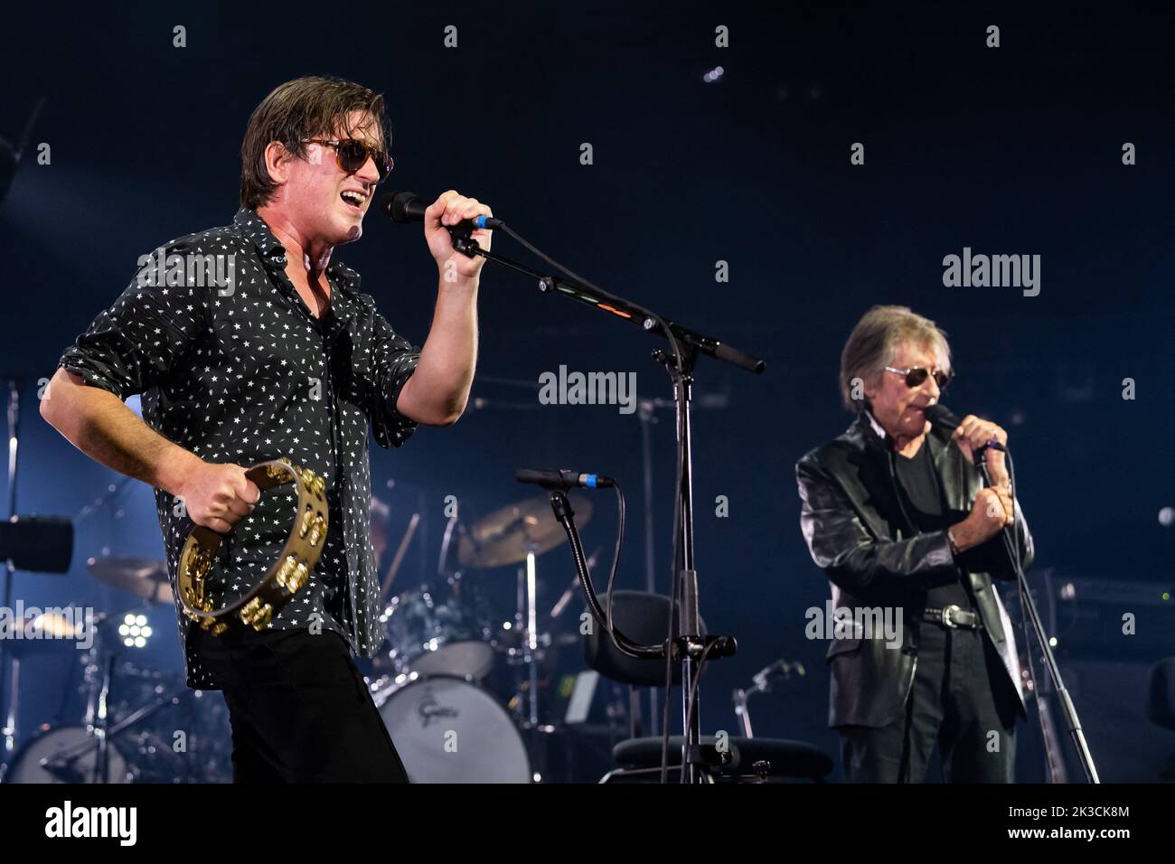 Dutronc and Dutronc (Jacques and Thomas Dutronc) perfoms at Montreux ...