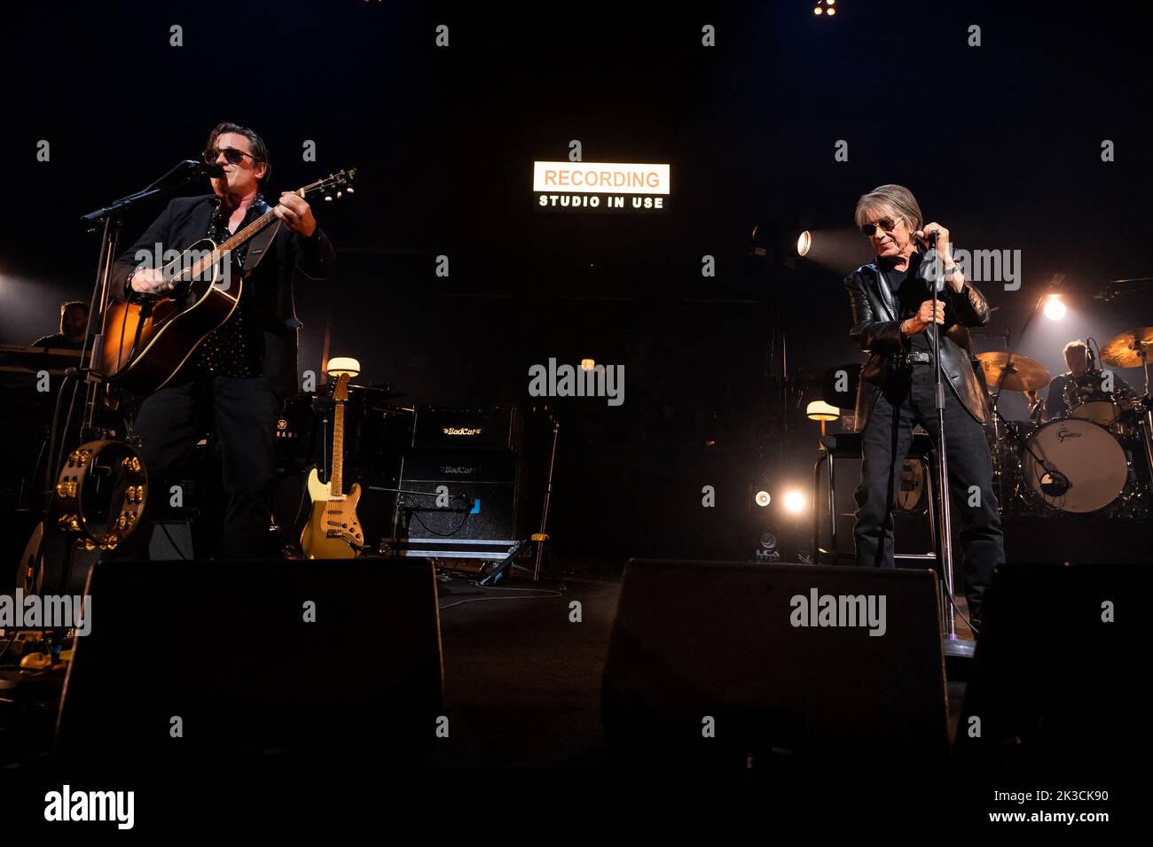 Dutronc and Dutronc (Jacques and Thomas Dutronc) perfoms at Montreux ...