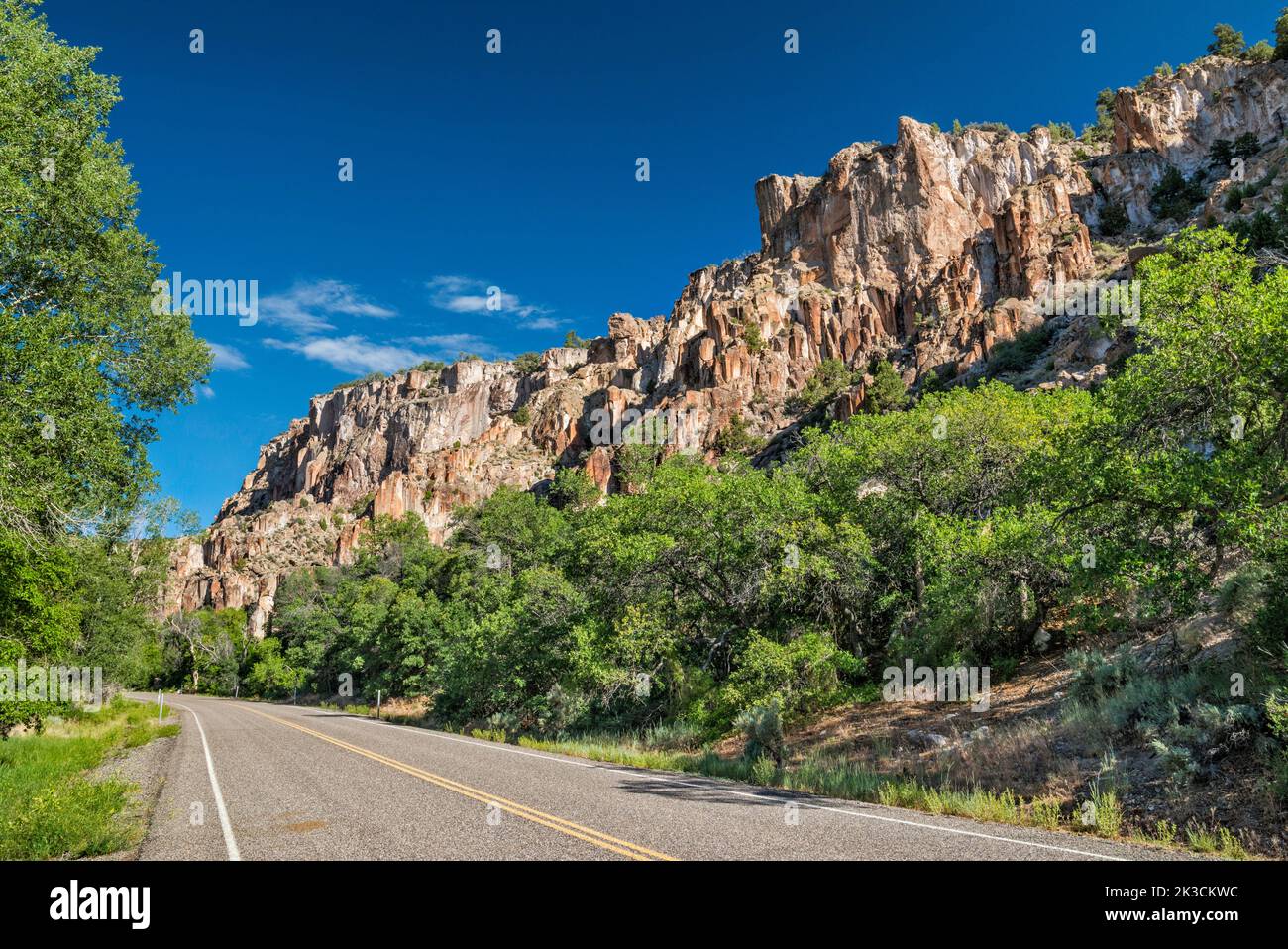 Rocks in Columnar Jointing area, Clear Creek Canyon, Utah 4 highway ...