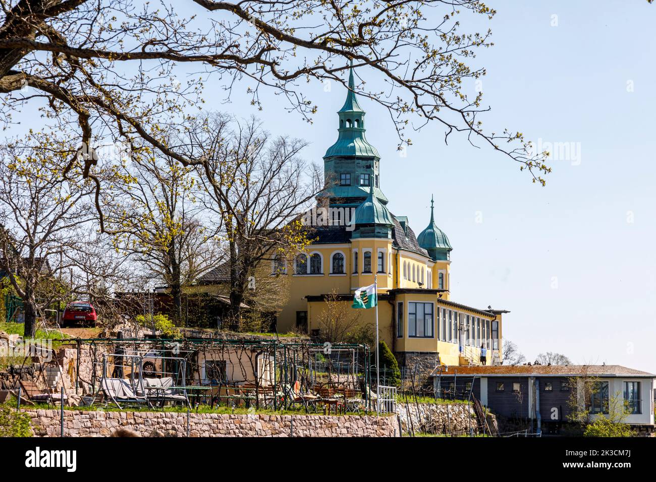 Restaurant Spitzhaus Radebeul Stock Photo - Alamy