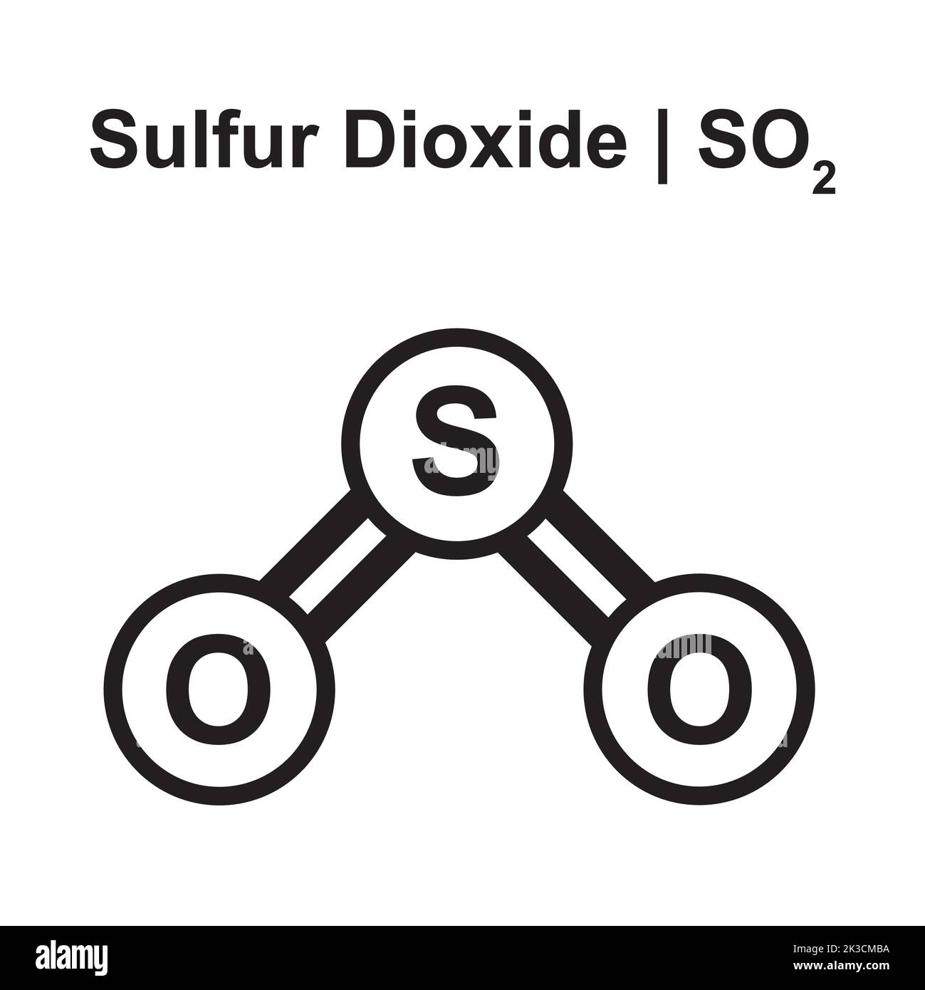 Sulfur Dioxide Molecule