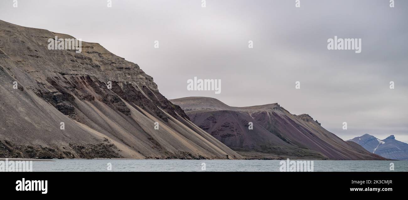 A beautiful arctic landscape in Svalbard, Norway Stock Photo - Alamy
