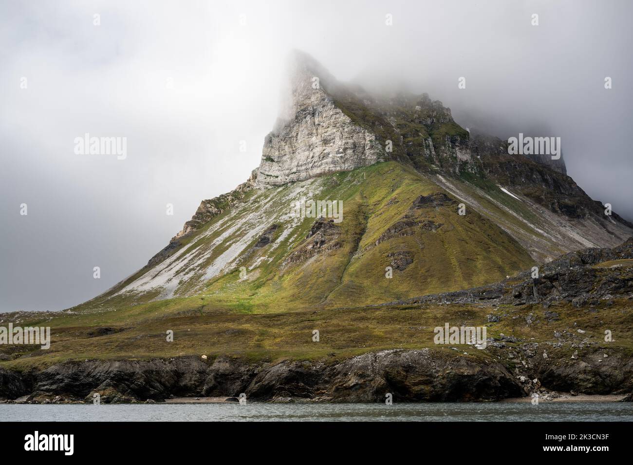A beautiful arctic landscape in Svalbard, Norway Stock Photo - Alamy