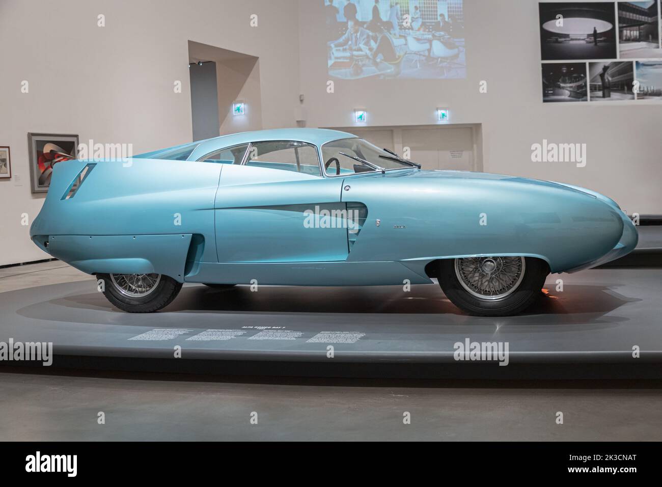BILBAO, SPAIN-SEPTEMBER 10, 2022: 1954 Alfa Romeo Bat 7 (Berlina ...