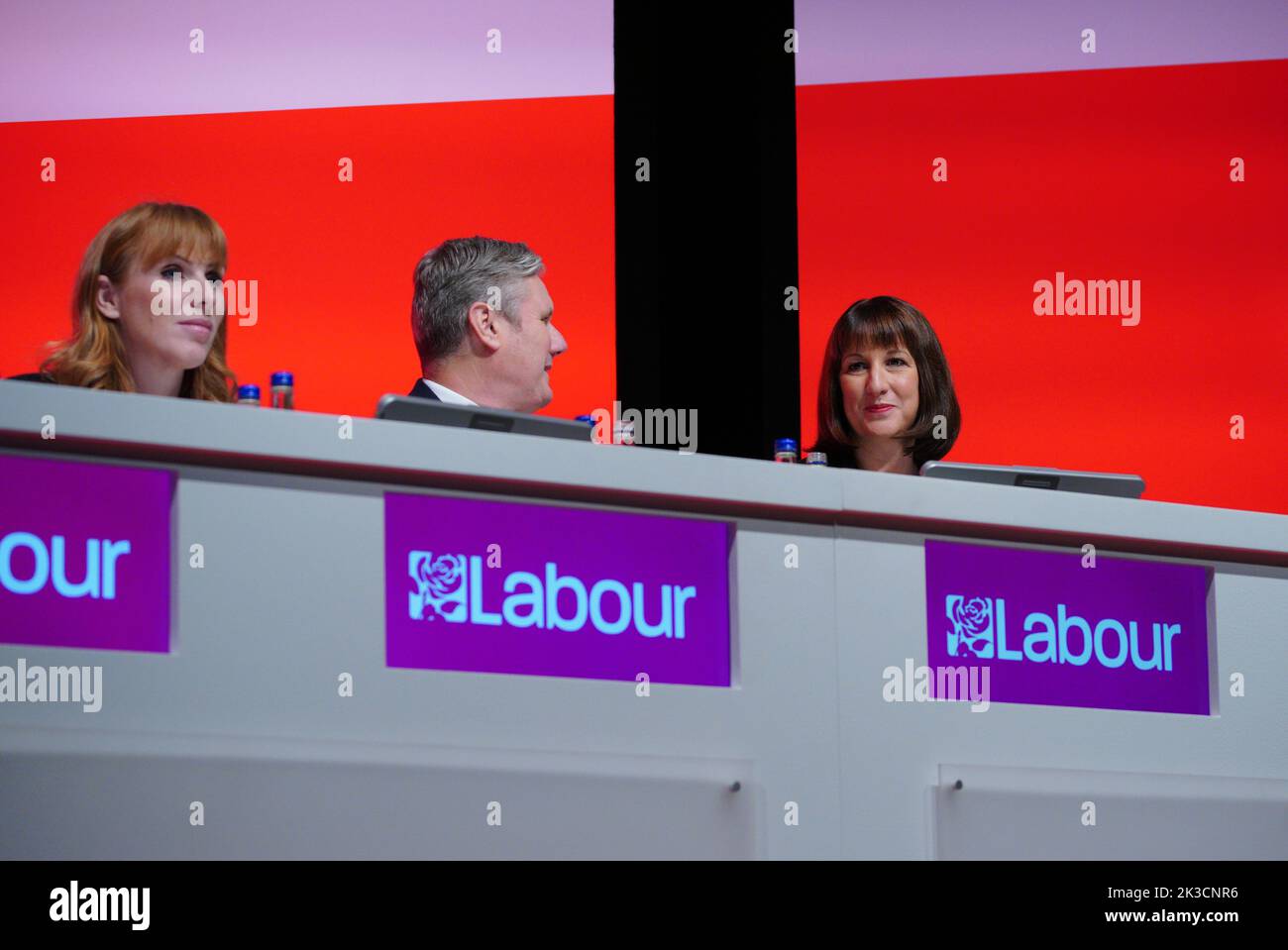 Shadow chancellor Rachel Reeves (right) with party leader Sir Keir ...