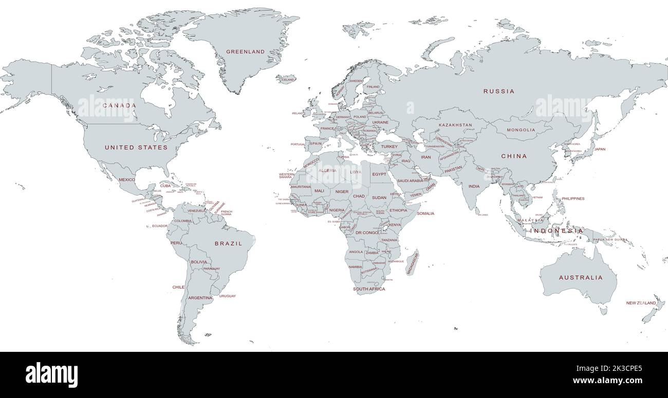 World ocean map labels hi-res stock photography and images - Alamy