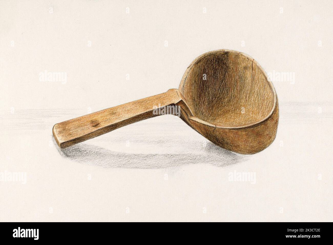 Ladle (ca.1936) by Yolande Delasser. Original from The National Gallery ...