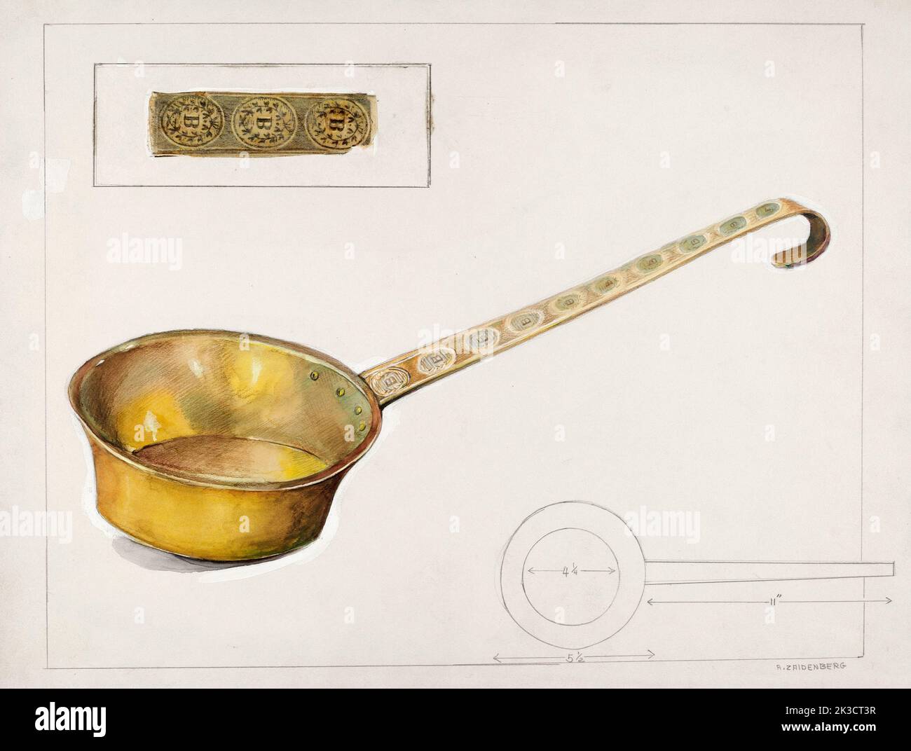 Ladle (1935–1942) by A. Zaidenberg. Original from The National Gallery ...