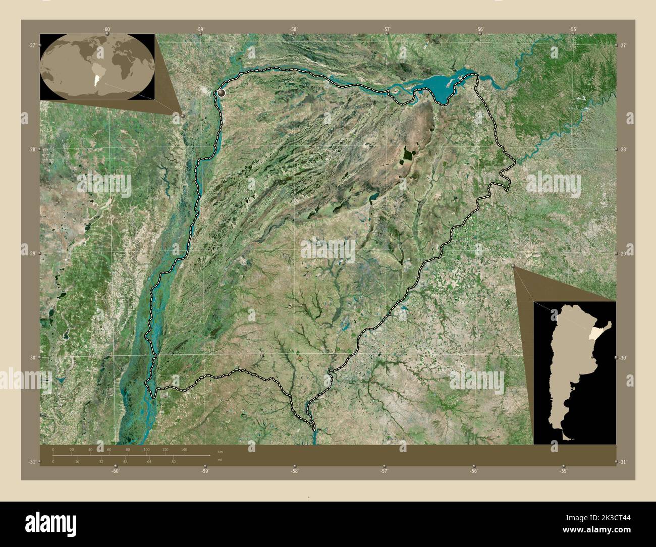 Corrientes map vector hi-res stock photography and images - Alamy