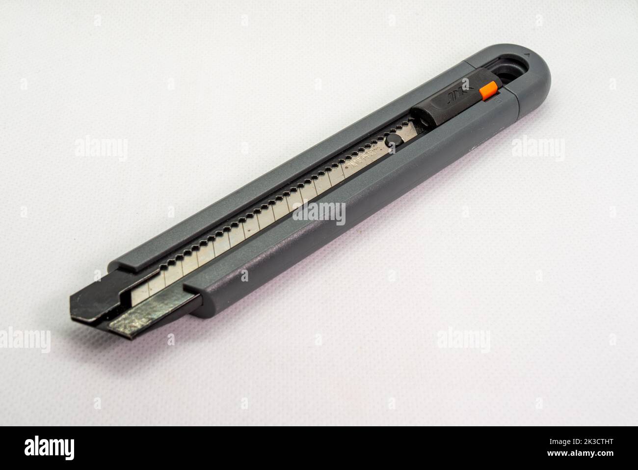 Grey silver box cutter hi-res stock photography and images - Alamy