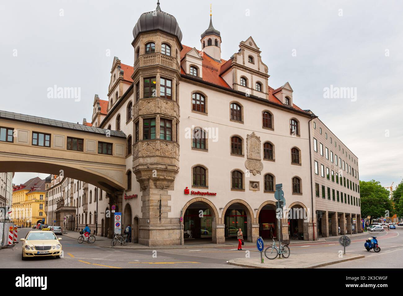 Munich, Germany - July 4, 2011 : Stadtsparkasse Munich. Savings Bank ...