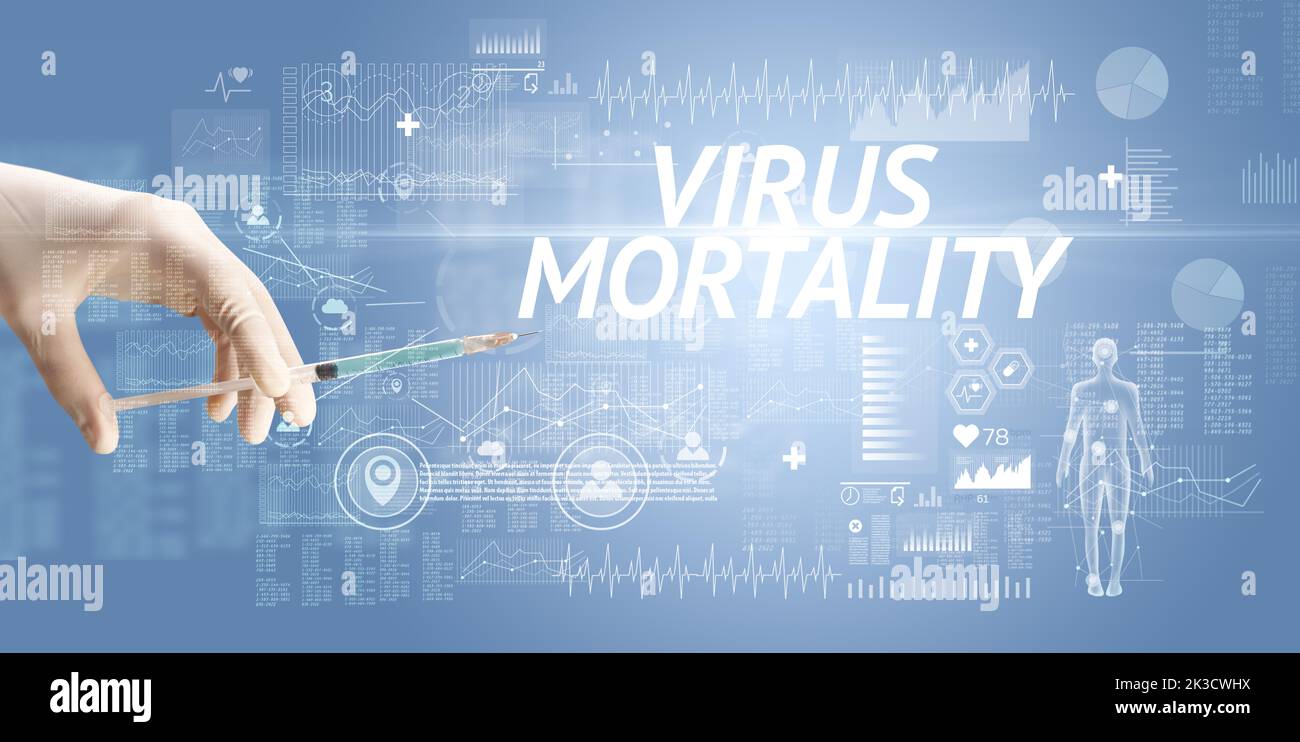 Syringe needle with virus vaccine Stock Photo - Alamy