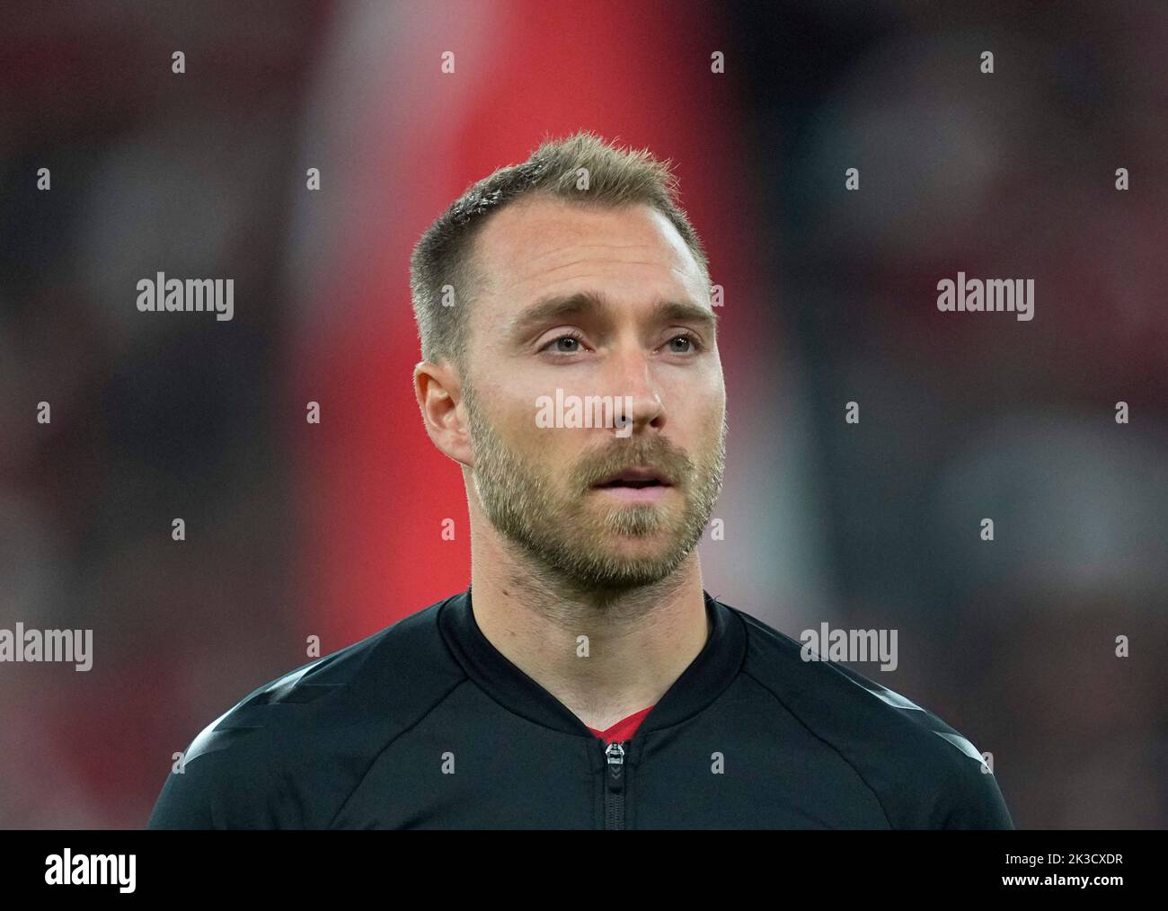 Parken, Copenhagen, Denmark. 25th Sep, 2022. Christian Eriksen (Denmark ...