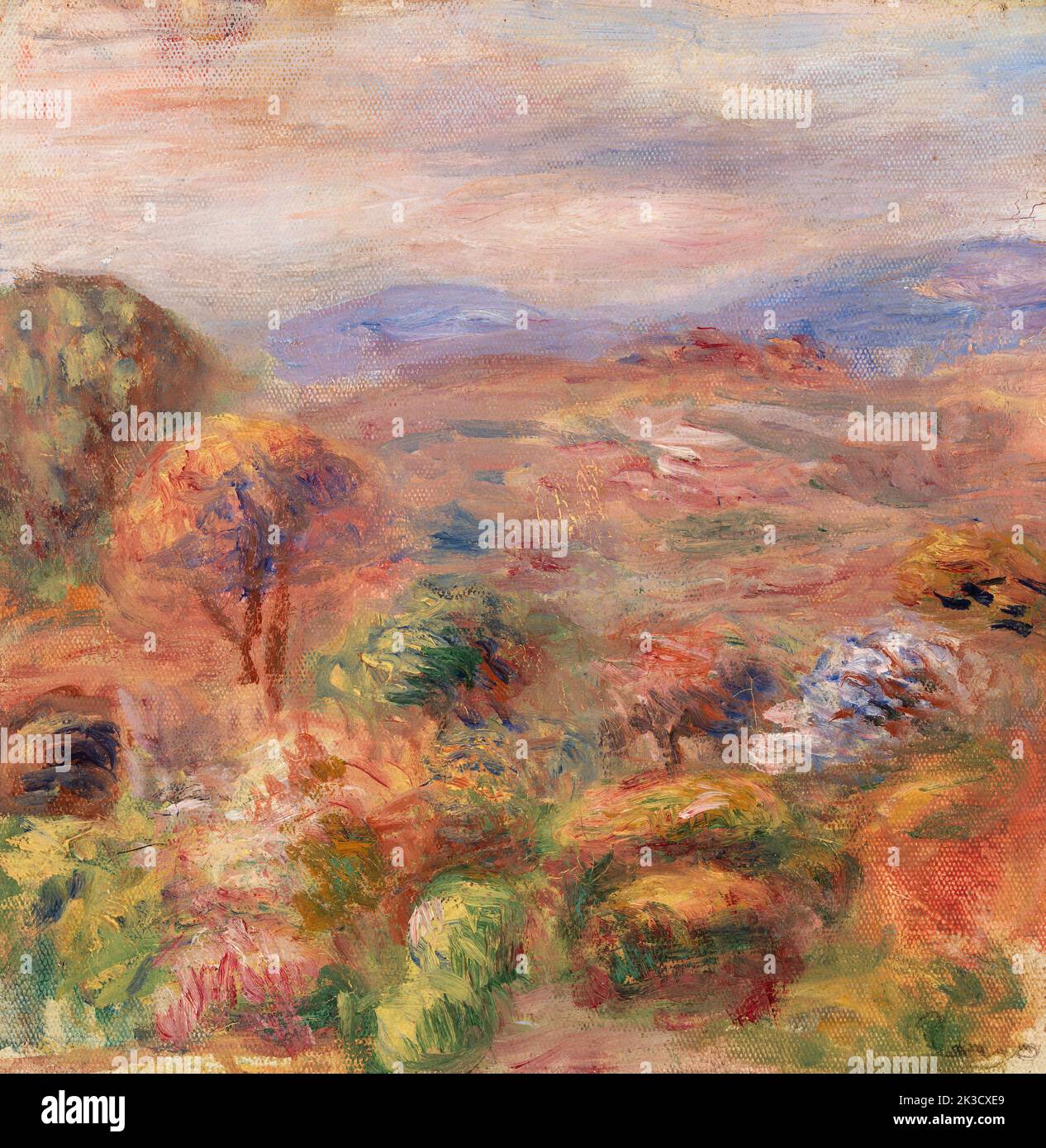 Landscape (Paysage) (1911) by Pierre-Auguste Renoir. Original from ...