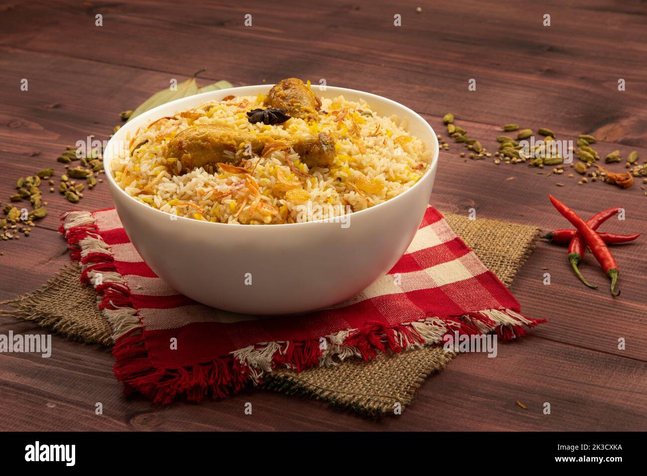Chicken biriyani , kerala style chicken dhum biriyani made using jeera ...