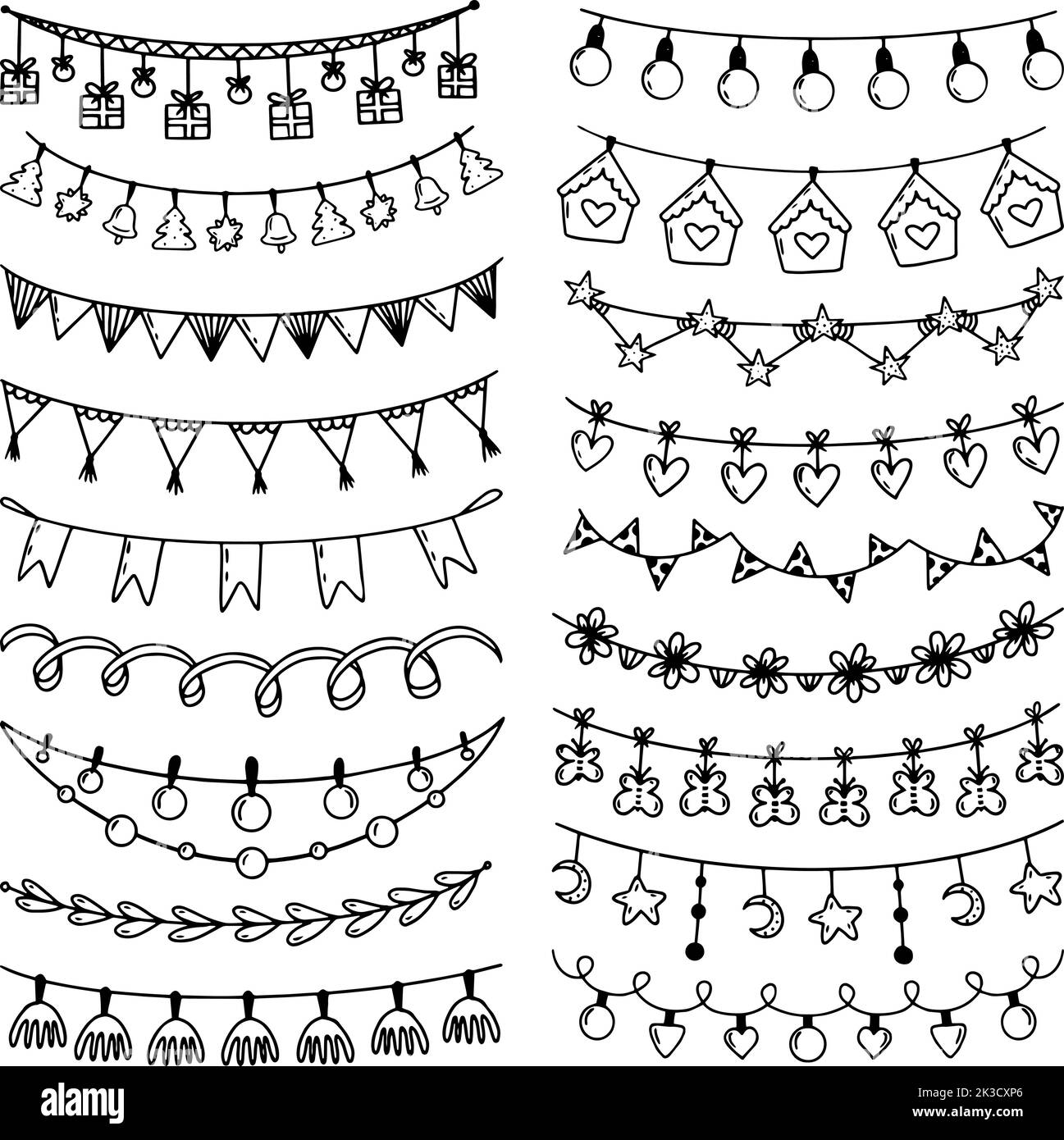 String of outdoor light bulbs Stock Vector Images - Alamy