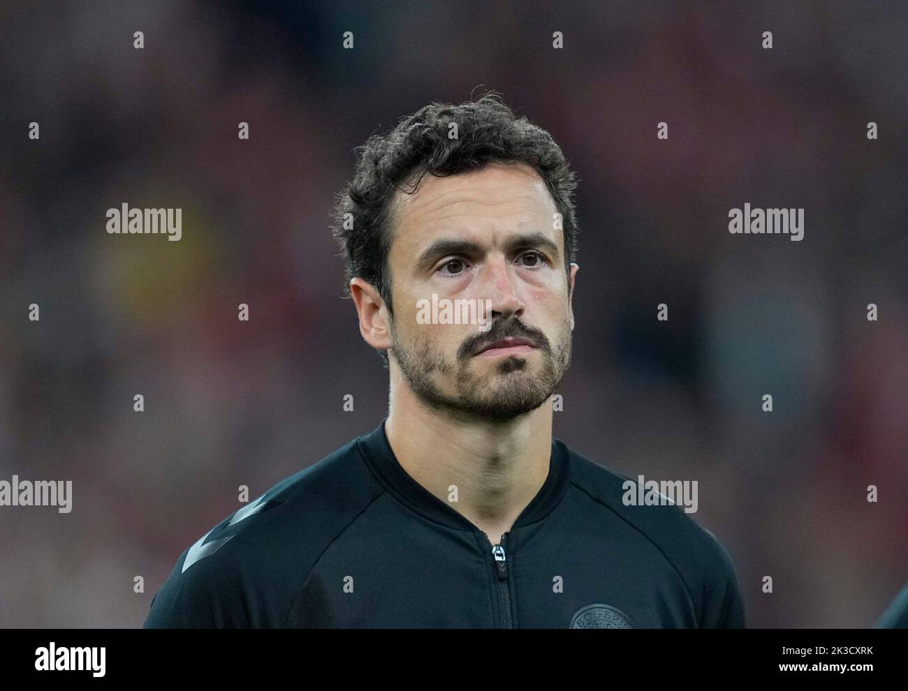 Parken, Copenhagen, Denmark. 25th Sep, 2022. Thomas Delaney (Denmark ...